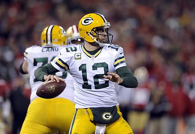 AARON RODGERS GREEN BAY PACKERS SUPERSTER QUARTERBACK IN ACTION 8X10 | eBay