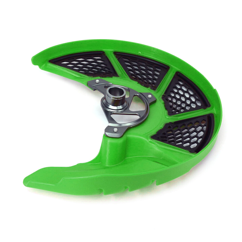 Front Brake Disc Rotor Guard Cover for KX125/250 KX250F KX450F KLX450R ...