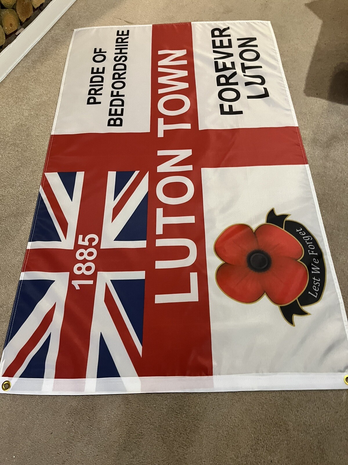 Luton Town Fc Flag 5ft by 3ft -Luton Flag Brand New Sealed Large | eBay UK