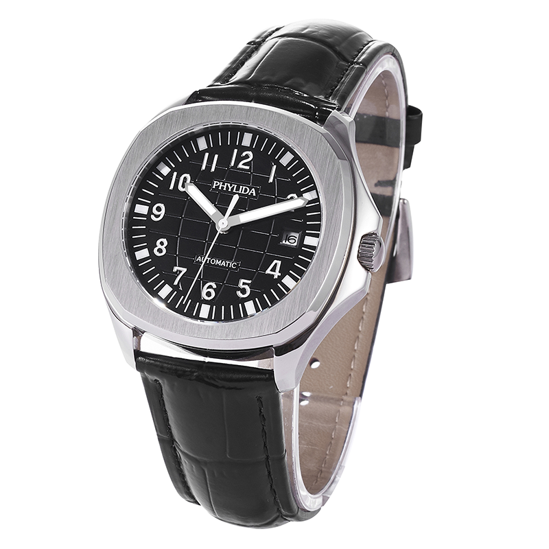 10Bar WR 40mm Black Dial Luxury Men's Miyota Automatic Watch PP Homage ...