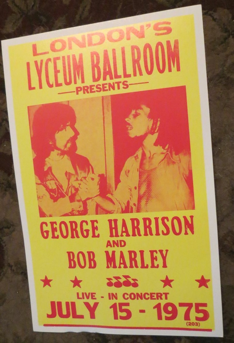 George Harrison Concert Posters George Harrison And Eric Clapton