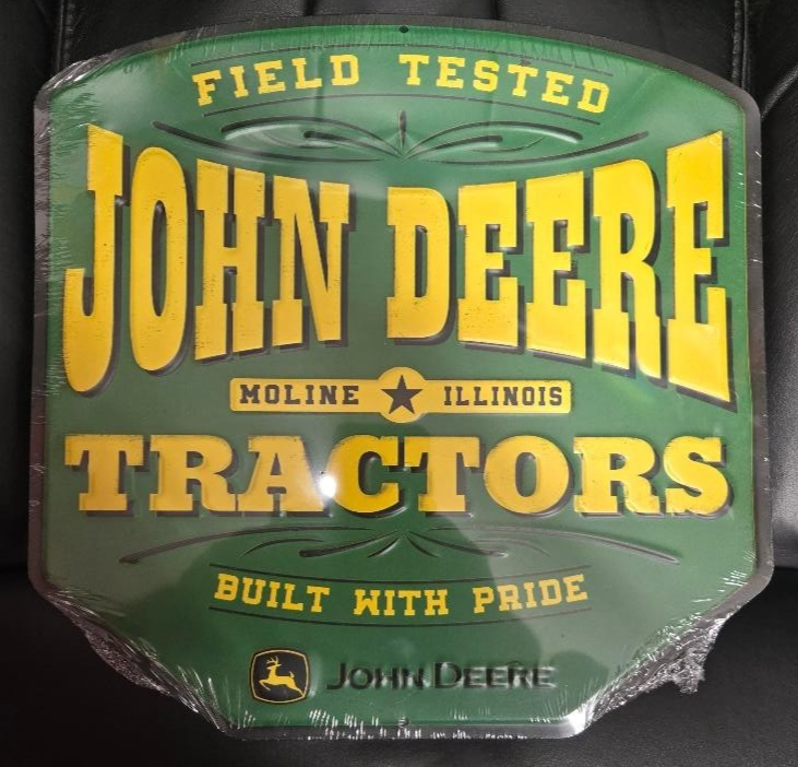 John Deere Metal Sign Field Tested John Deere Tractors. Built with ...