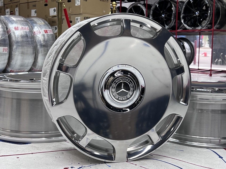 20" Mercedes Benz Maybach POLISHED SET W222 X222 S600 S680 Maybach Rims ...