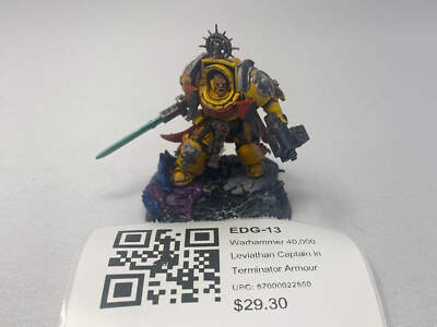 Warhammer 40,000 Leviathan Captain in Terminator Armour EDG-13 | eBay