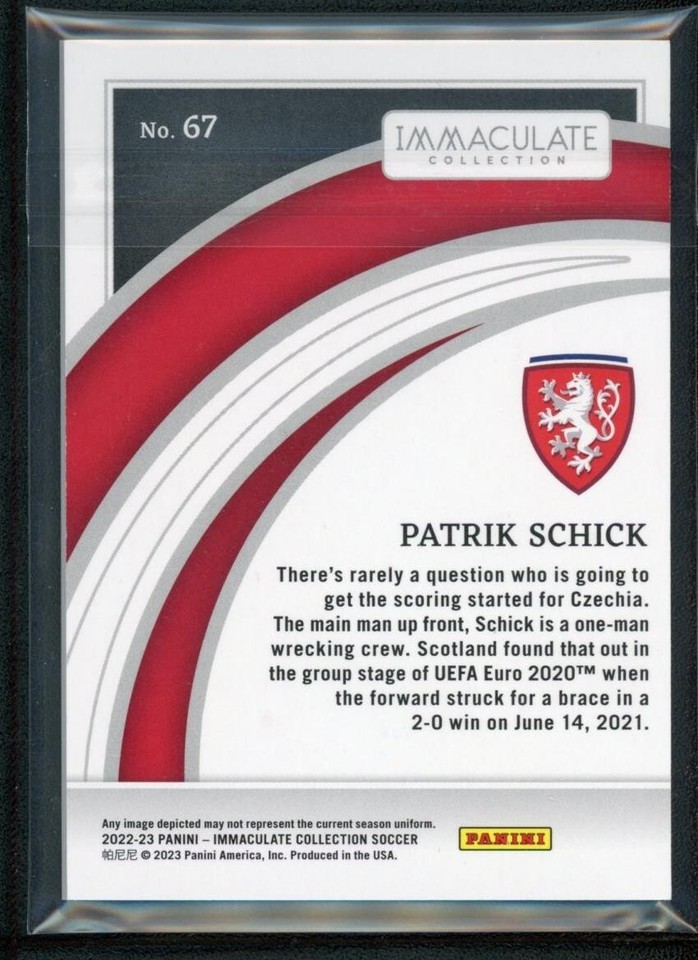 2022-23 PATRIK SCHICK 70/75 PANINI IMMACULATE COLLECTION | eBay
