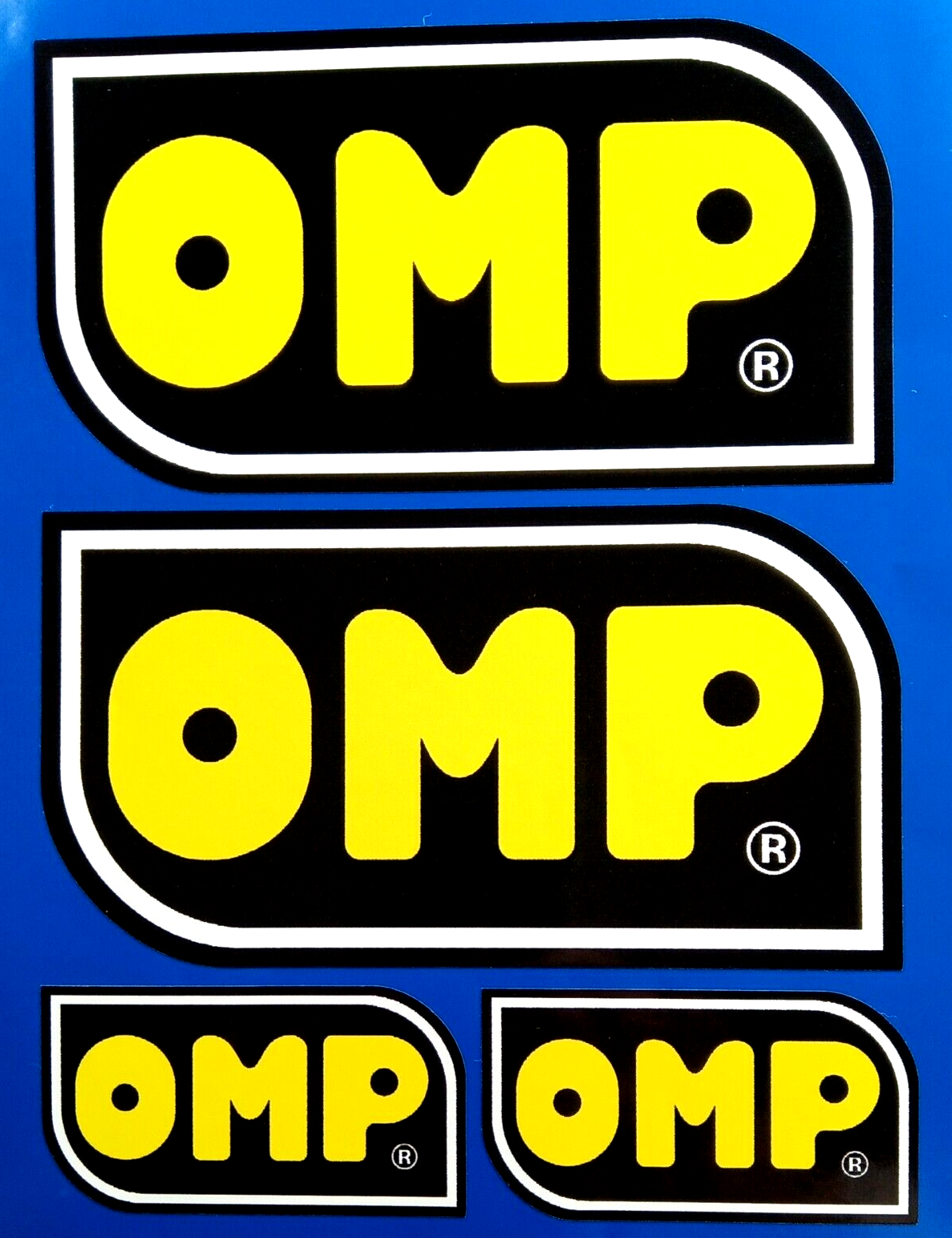 4X OMP VINYL STICKERS RALLY MOTORSPORT ACCESSORIES FREE P&P | eBay UK