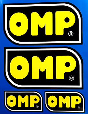 4X OMP VINYL STICKERS RALLY MOTORSPORT ACCESSORIES FREE P&P | eBay UK