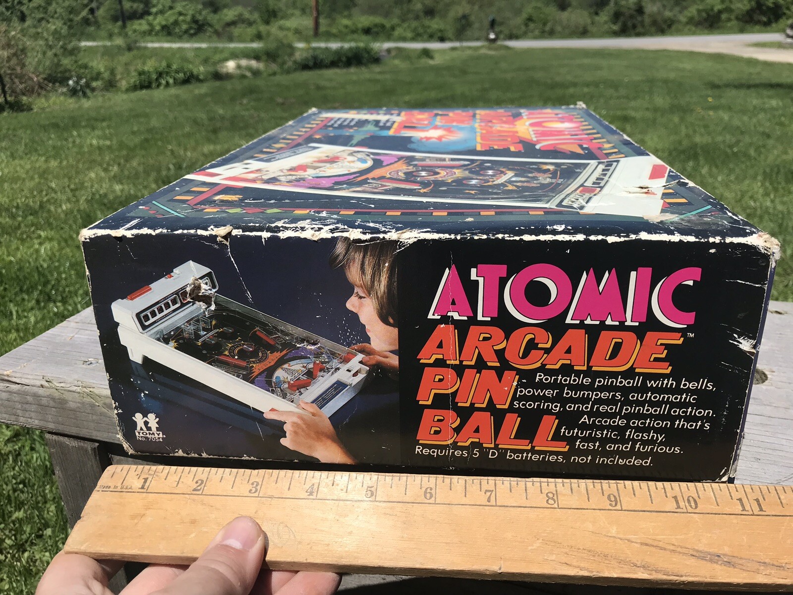 Vintage TOMY 1979 Atomic Arcade Electronic Pinball Machine with Box and ...