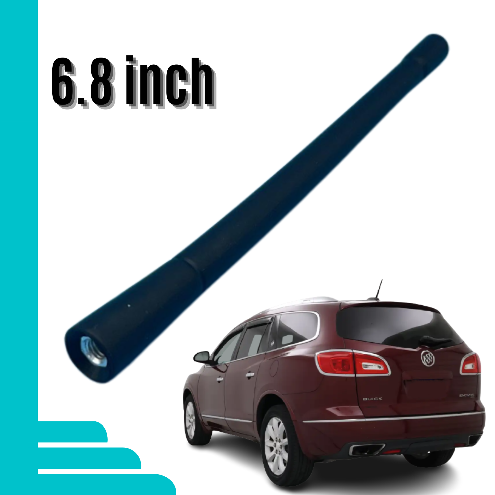 6.8" Antenna Black for Buick Enclave 2008-2017 | eBay