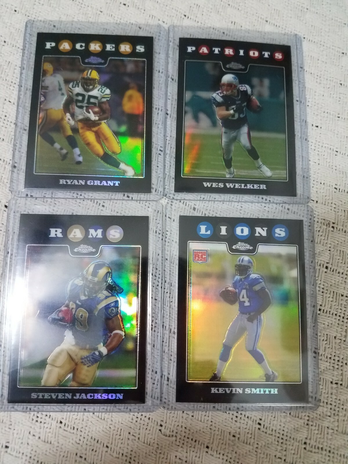 (4) Topps Chrome Football Cards Lot | eBay