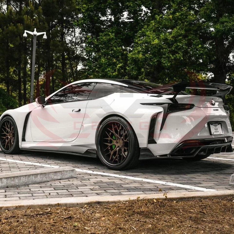 Carbon Fiber Body Kit For Lexus LC500 LC500h Front Lip Side Skirts Rear ...
