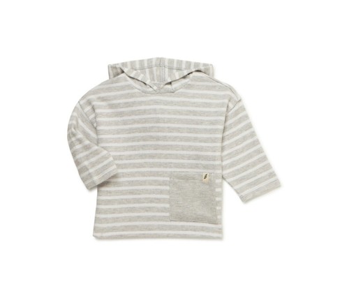 Easy Peasy Baby Long sleeve stripe Hacci Hoodie, 0-3M | eBay