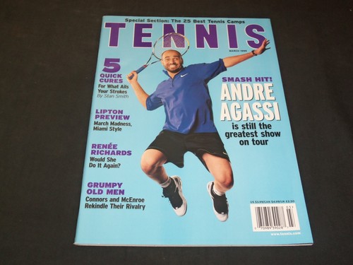 1999 MARCH TENNIS MAGAZINE - ANDRE AGASSI - SP 7421 | eBay