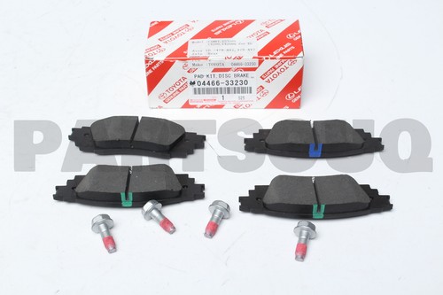0446633230 Genuine Toyota PAD KIT, DISC BRAKE 04466-33230 | eBay