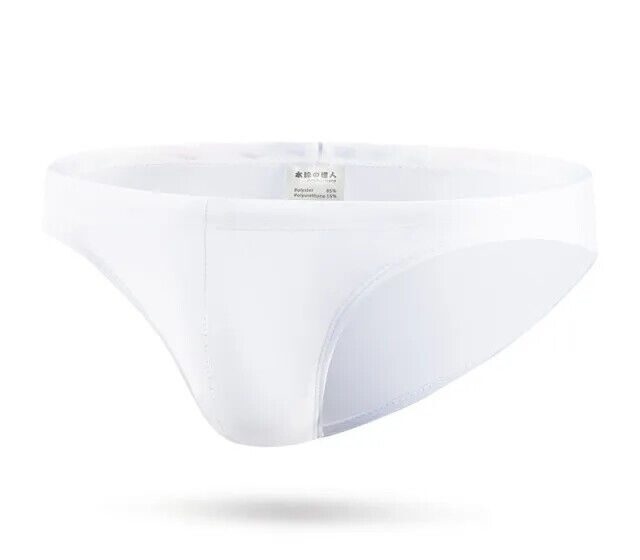 Mens Sexy Solid Color Low Waist Swimwear Swim Briefs Bikinis Tanning ...