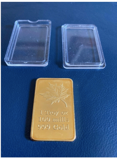RARE VINTAGE NEW BRASS Gold Bars .999 1 OZ Gold Plated: Collection Mint ...