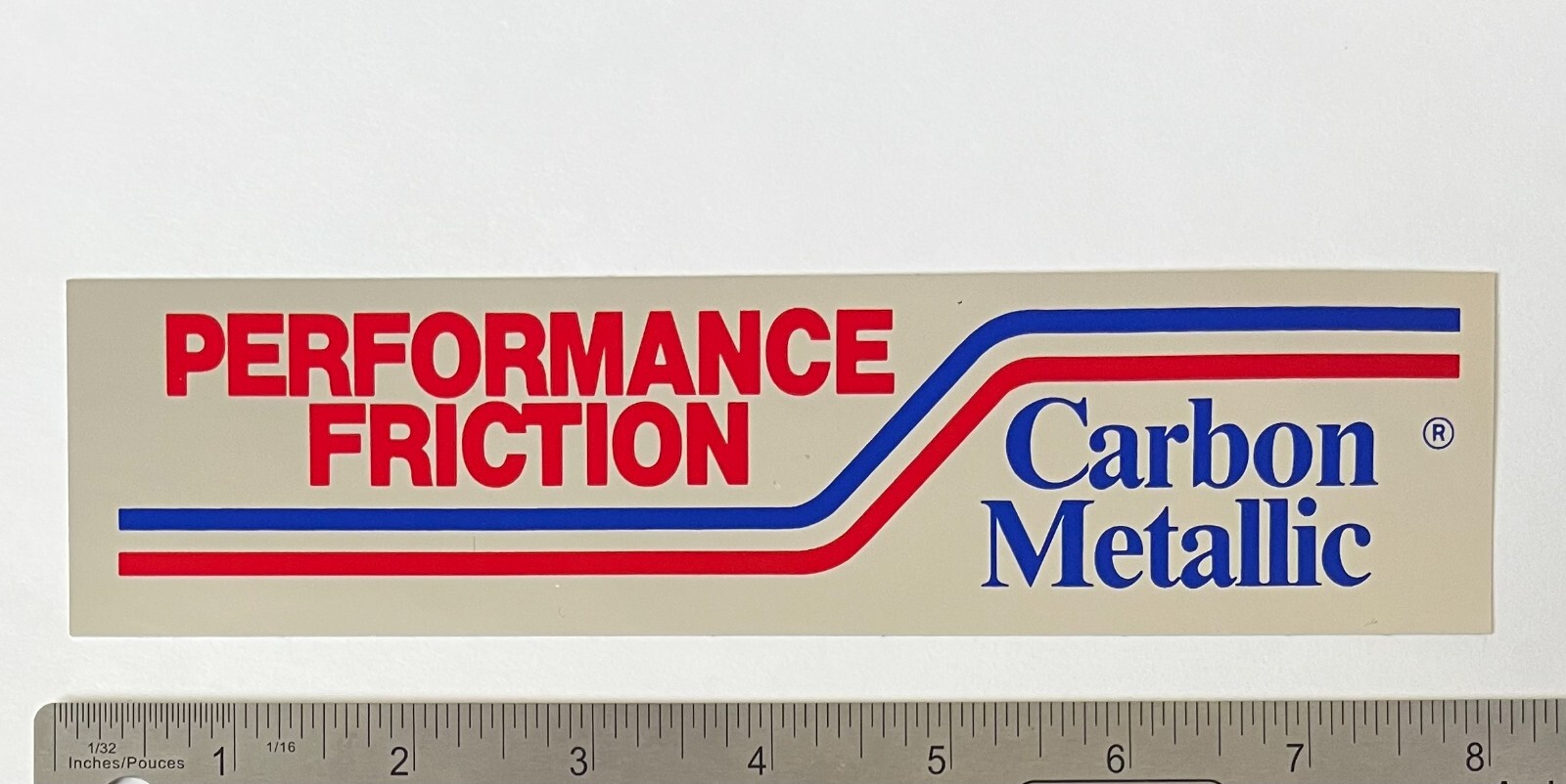 Carbon Metallic - Performance Friction - Car Automotive Sticker - 8" x ...