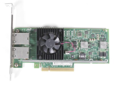 DELL INTEL X540-T2 Dual Port 10Gbase-T RJ45 PCIe Network Card K7H46 ...