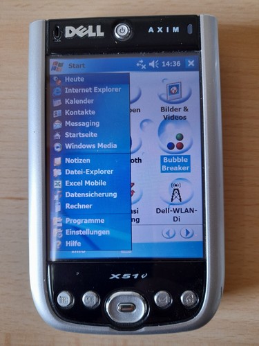 Dell Axim X51 v PDA Windows Pocket PC in sehr gutem Zustand mit ...