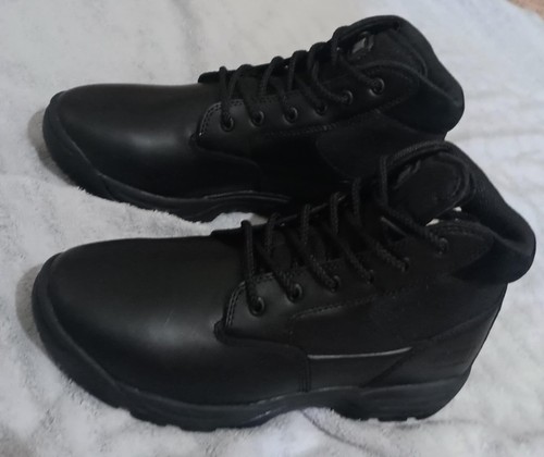 Magnum Midnight Plus ll Black Work Boots- Slip/Oil Resistant Size 10.5 ...