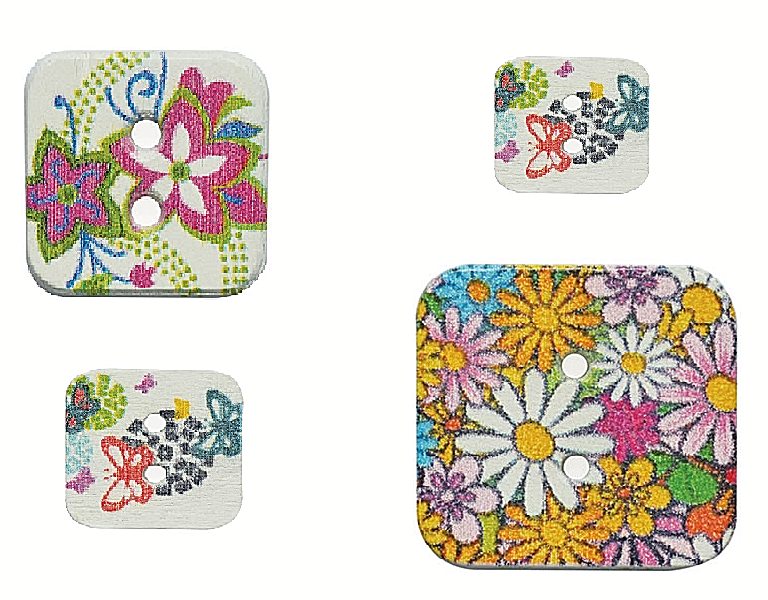 Contemporary Country Fine Style Buttons Choice Of Colours | eBay