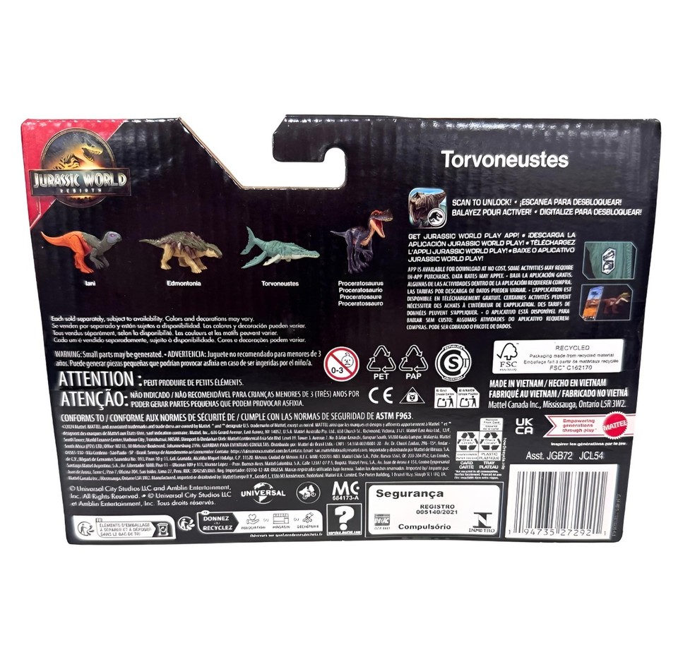 Jurassic World Rebirth Frenzy Pack 15cm Action Figure Frenzy Pack ...