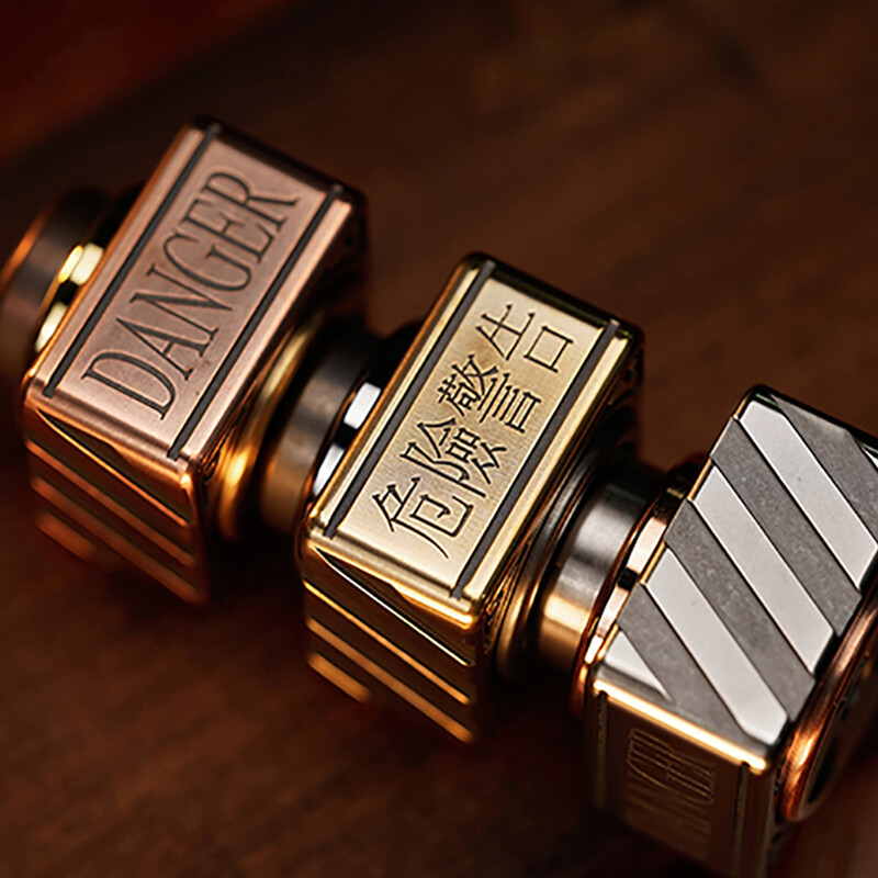 Fidget Spinner WANWU Gyro Metal Push Hand Spinner EDC Button ...