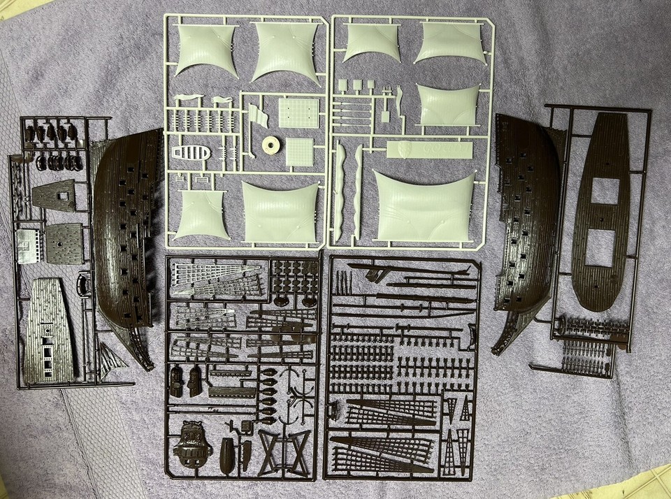 1967 PYRO Model Kit GOUDA Ship Dutch MAN-O-WAR B212-400 Unassembled ...