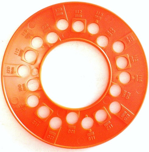 Wheel Bolt Template Pattern Tool Measure Guage 5 Bolt metric | eBay