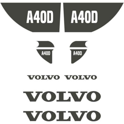 Decal Sticker Set Volvo A40D ADT Dump truck Decal Set | eBay
