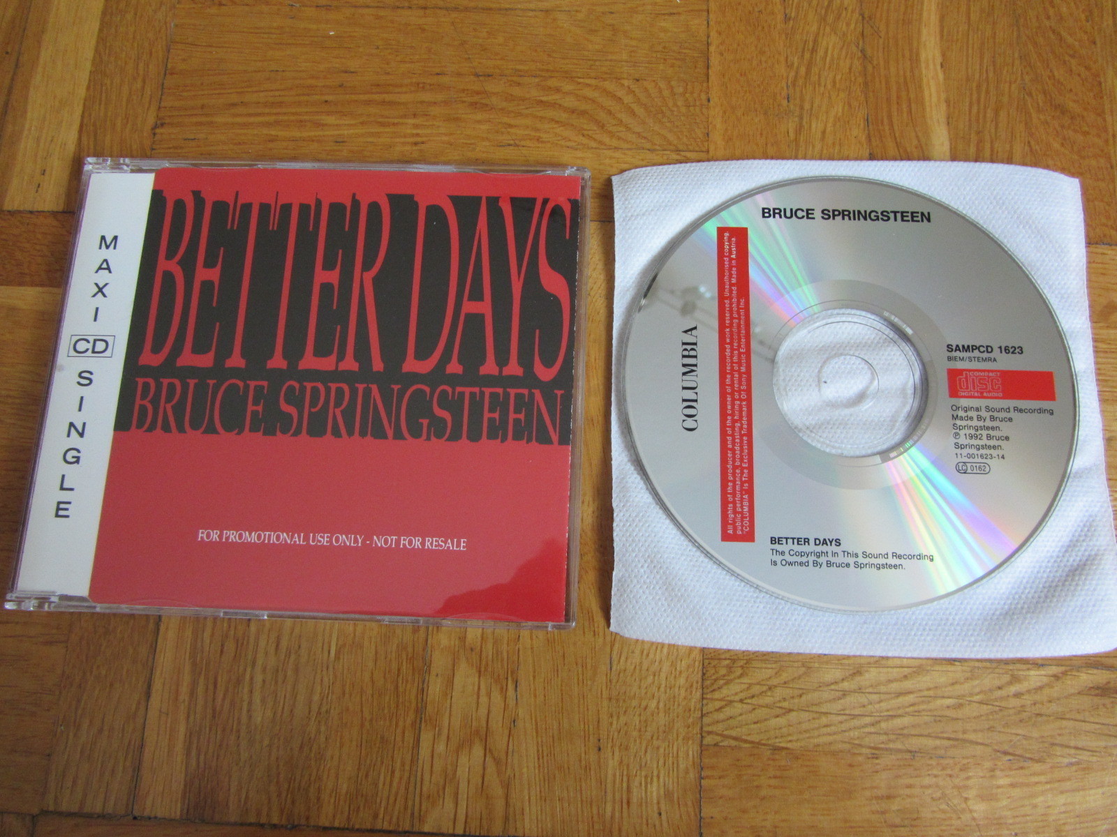 BRUCE SPRINGSTEEN Better Days 1992 EUROPEAN Promo CD single | eBay
