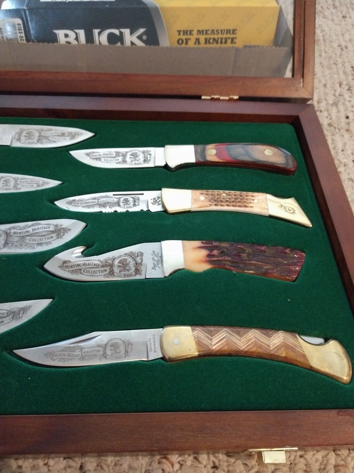 North American Hunting Club Hunting Heritage Collection 8 Pc Knife Set ...