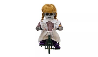 12" Animated Haunted Doll Riding Tricycle | eBay