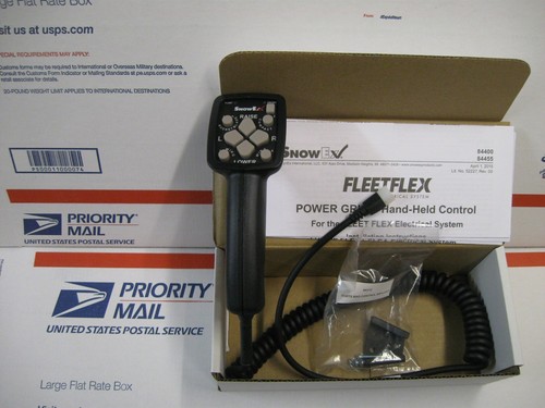 SNOWEX HANDHELD 4-PIN POWER & V-PLOW CONTROL NEW 84455 FLEET FLEX ...