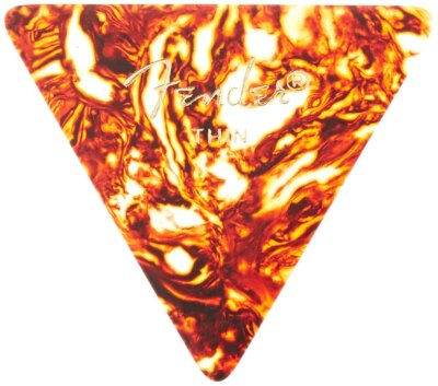 Fender 355 Triangle Shape Guitar Picks - SHELL, THIN - 72-Pack (1/2 ...