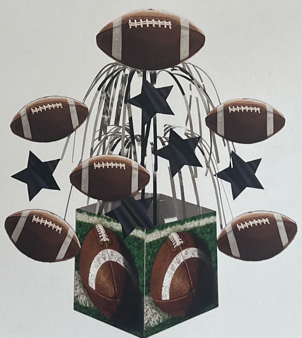 Wwwfootball Centerpieces 25 Pieces Football Table Centerpiece 3D