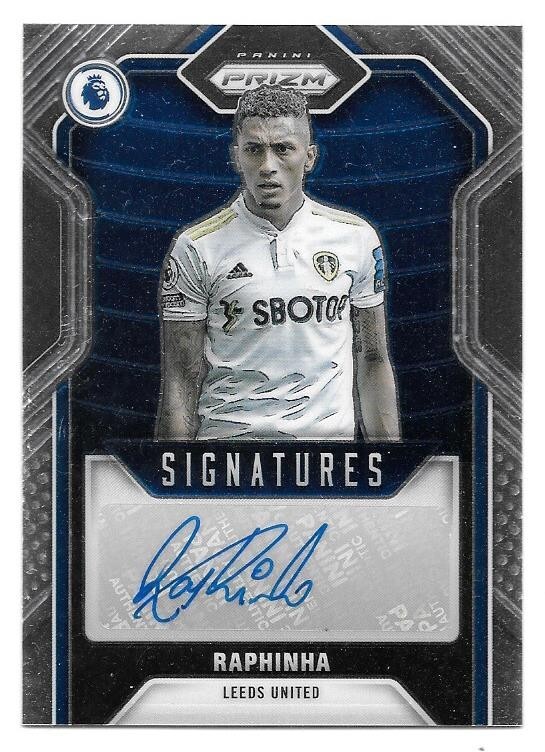 RAPHINA 2021-22 PANINI PRIZM PREMIER LEAGUE AUTO LEEDS UNITED | eBay