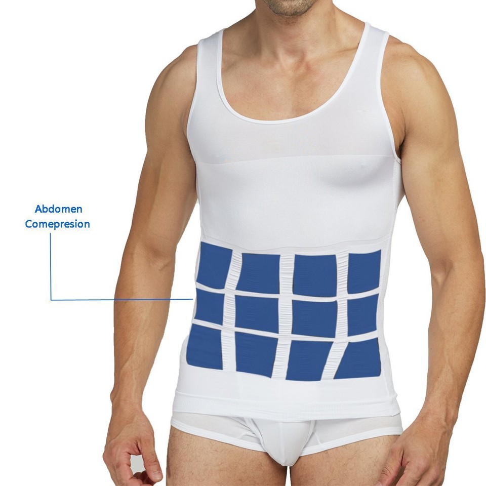 US FAJAS PARA HOMBRES FAJA REDUCTORA HOMBRE MEN BODY SHAPER ABDOMEN ...