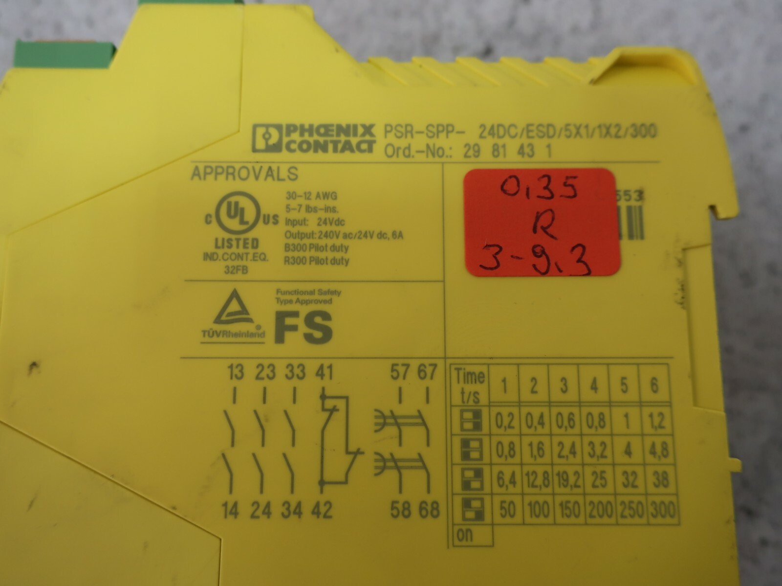 Phoenix Contact 2981431 Safety Relay Phoenix PSR-SPP24DC/ESD/5X1/1X2 ...
