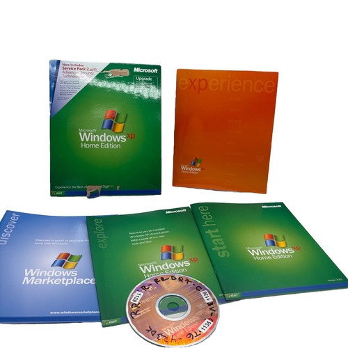 Microsoft Windows XP Home Edition upgrade Version 2002 W/ Product Key ...