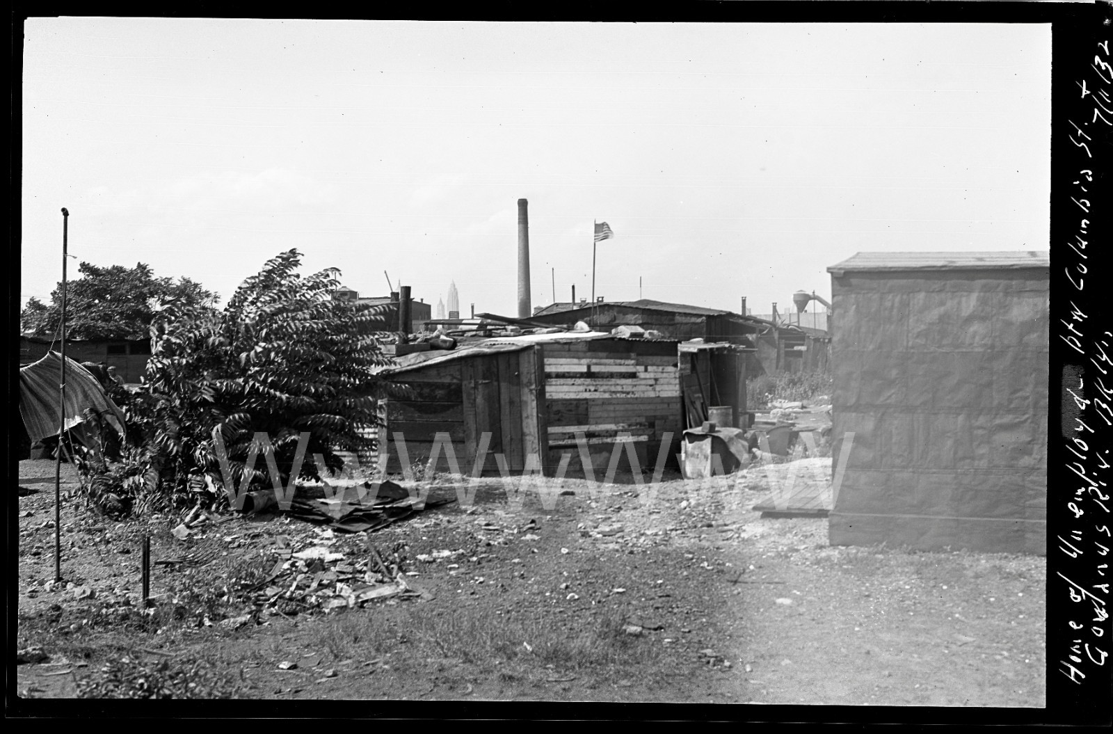 '32 Shacks Great Depression Columbia St Gowanus Riv Bklyn NYC Old Photo ...