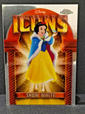 2025 Topps Chrome Disney Icons Insert #DI-10 Snow White Disney Princess ...