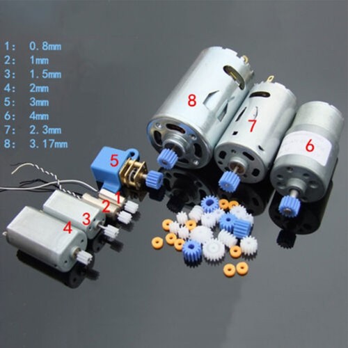 Gear Set DIY Model Model Kits Plastic Plastic Gears Set Spindle Gears ...