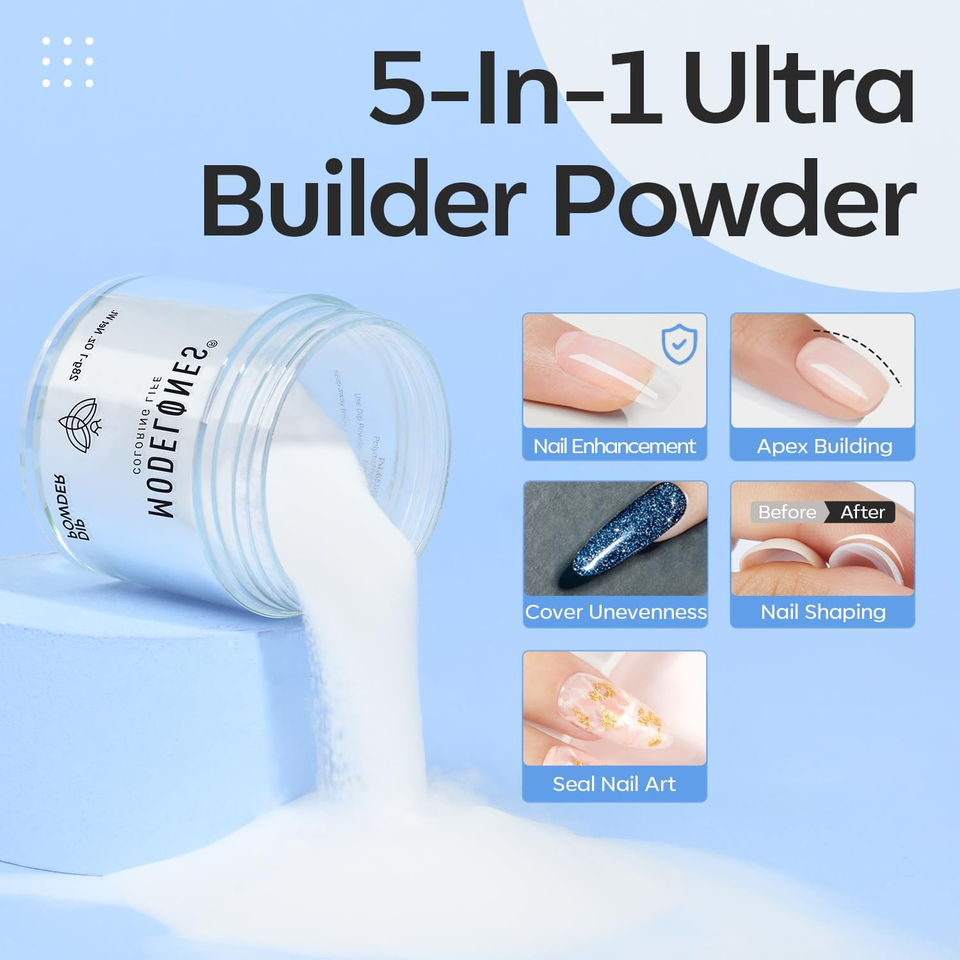 Dip Powder Clear Color - Long-Lasting Nail Dipping Powder Kit - DIY ...