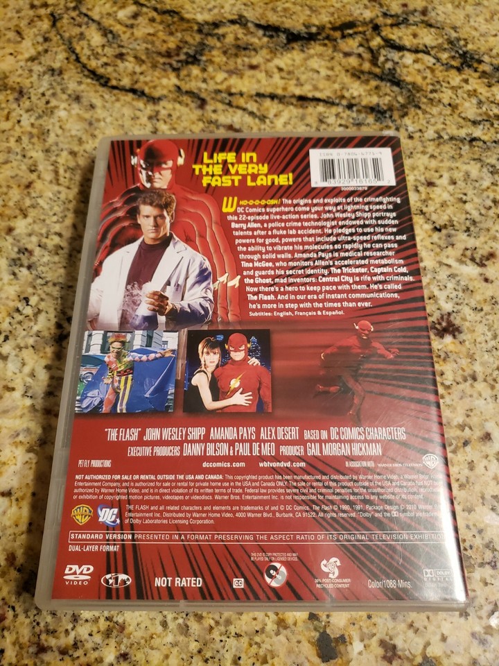 The Flash: The Complete Series - DVD 1990s TV Show - 6 Discs - Complete ...
