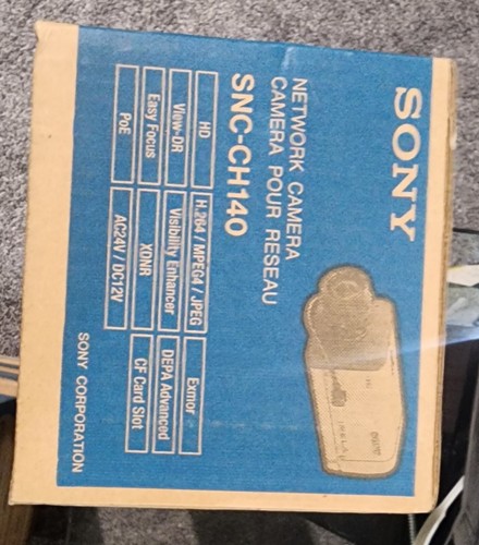 Sony IPELA Network Camera SNC-CH140 HD/Visibility Enhancer/Easy Focus ...
