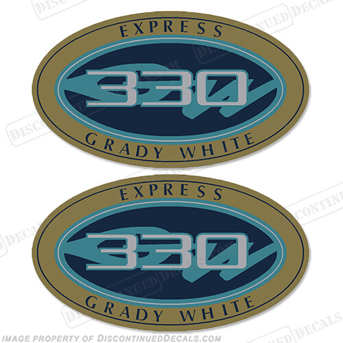 Fits Grady White Express 330 Logo Decals (Set of 2) | eBay