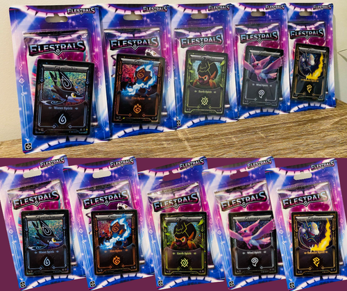 Set of 5 SEALED PACKS Elestrals Founders Stellar Promo Blister Packs ...