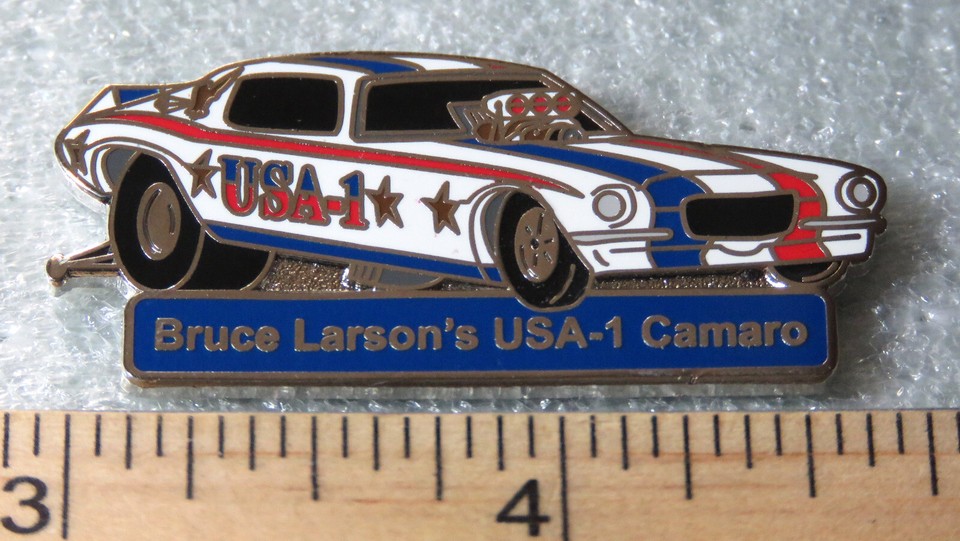 Bruce Larson NHRA USA-1 Camaro Funny Car Pin Limited Edition | eBay