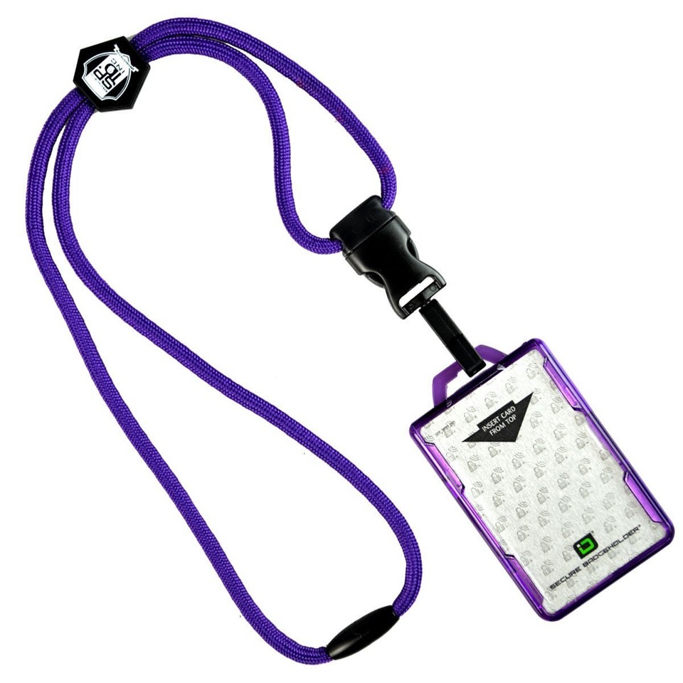 Specialist ID Heavy Duty Lanyard with 13.56MHz RFID Block Duolite Badge ...
